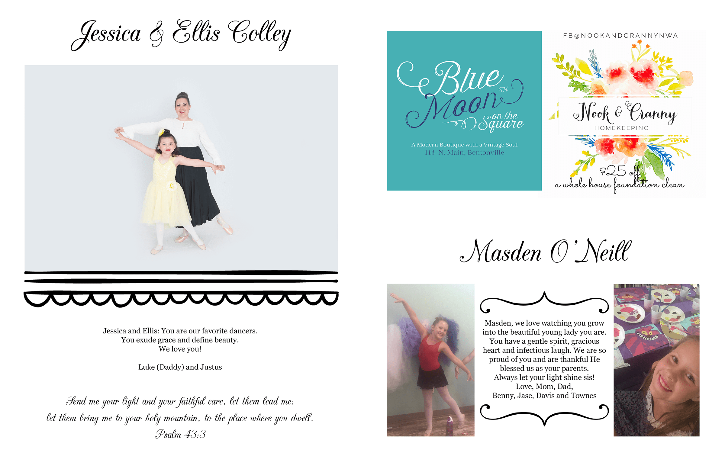 Dance Program Booklet Printing For Chevelly Designs | Dazzle Printing ...