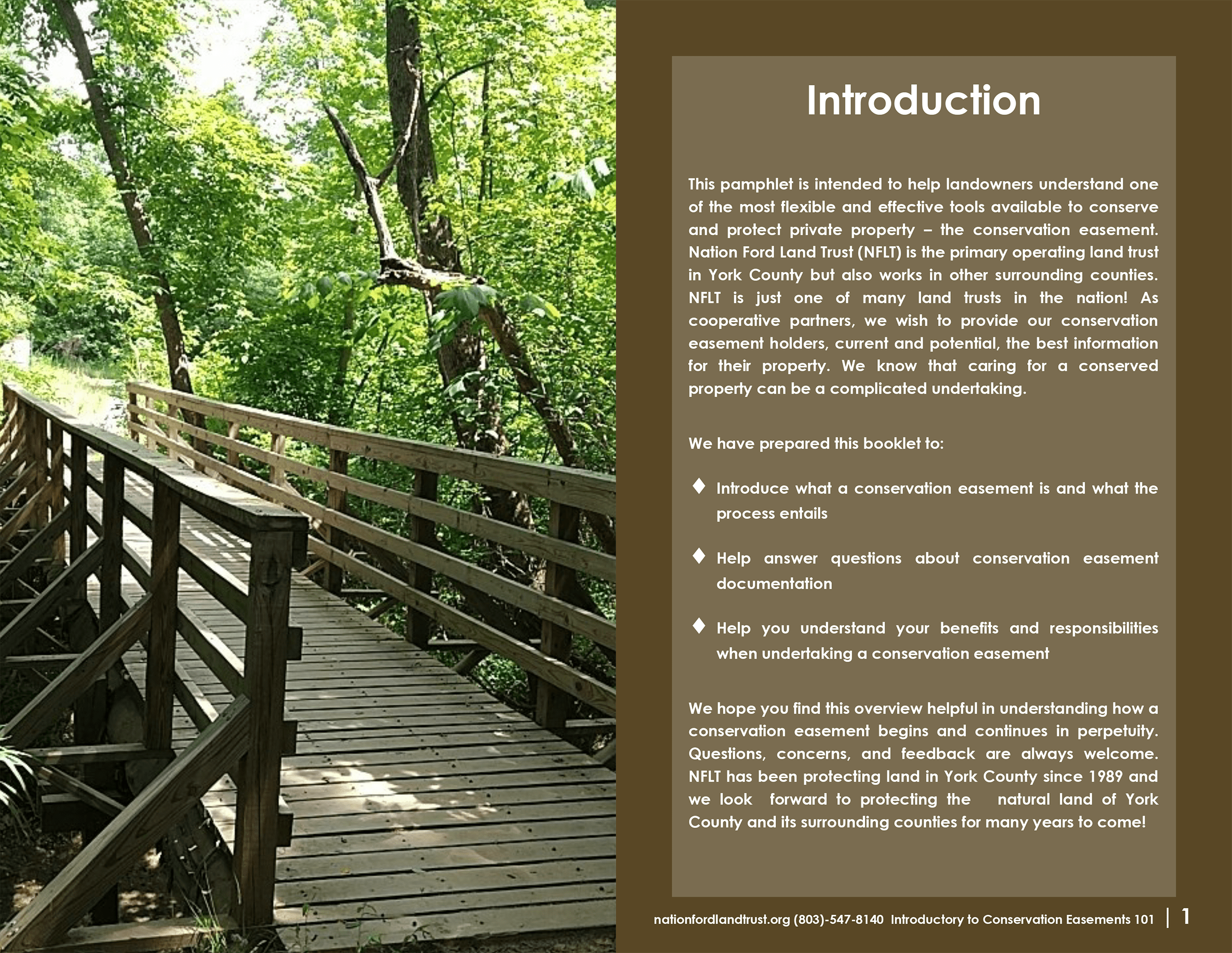 Conservation Booklet Printing: Spotlight on Nation Ford Land Trust ...